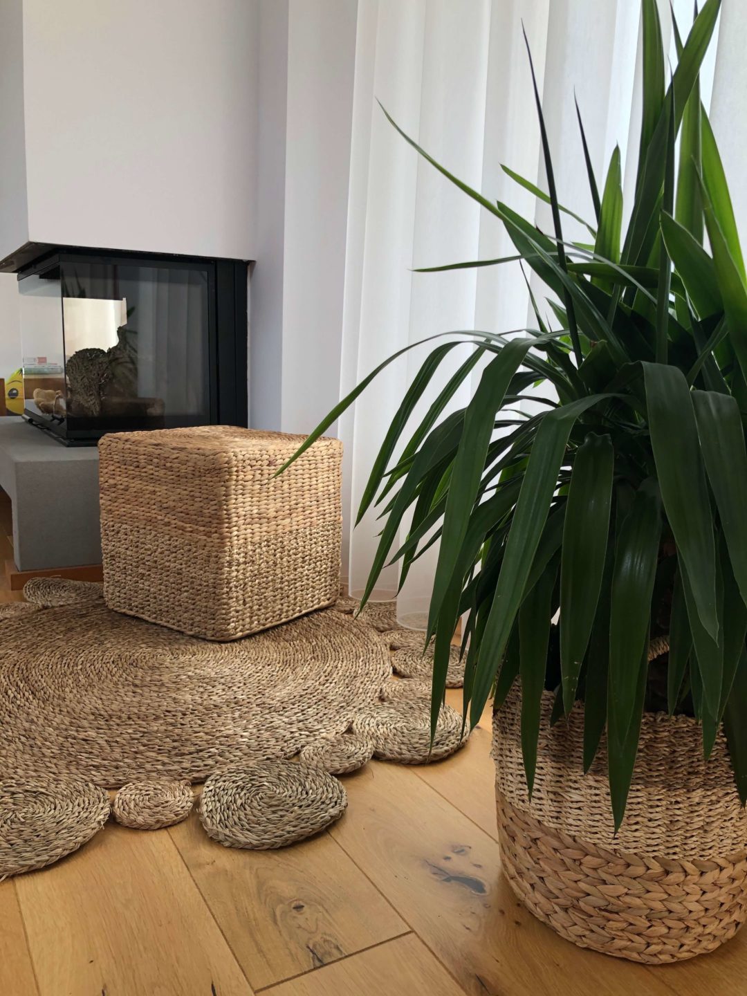 Covor rotund din iarba de mare Vong - NaturaLiving